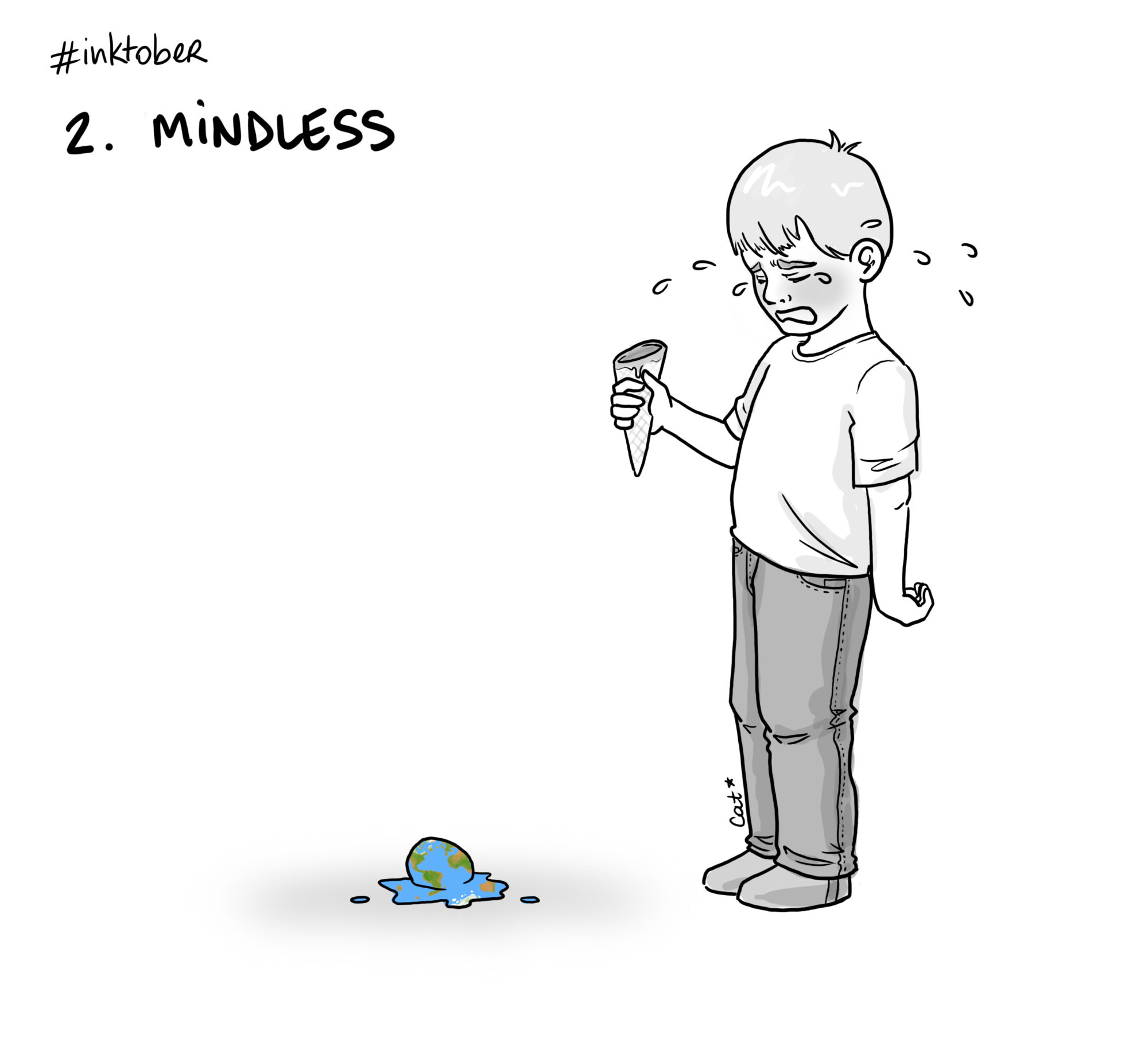 Inktober #2 Mindless